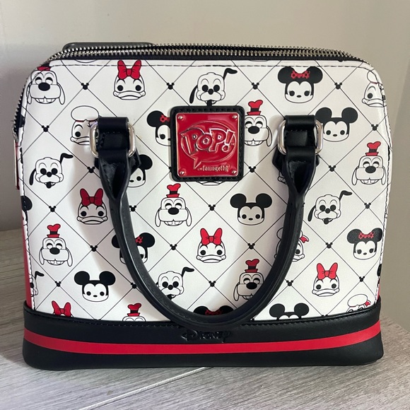 Loungefly | Bags | Disney Loungefly Funko Pop Aop Crossbody Purse Bag ...